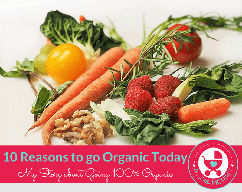 10 Reasons to go Organic Today: My story about going 100% Organic - My Little Moppet