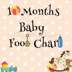 10 Months Baby Food Chart with Indian Recipes