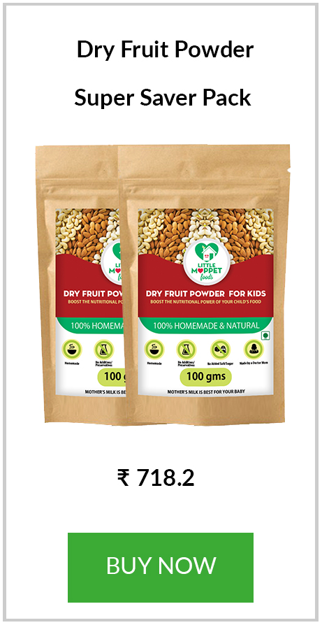 How to make Dry Fruits Powder For Babies easily at Home? - My Little Moppet