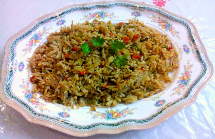 Kids Friendly Chinese Fried Rice Recipe - My Little Moppet