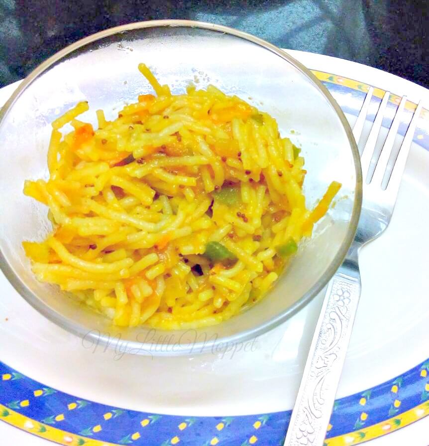 Vermicelli Pulao Recipe| Semiya Pulao Recipe for kids - My Little Moppet