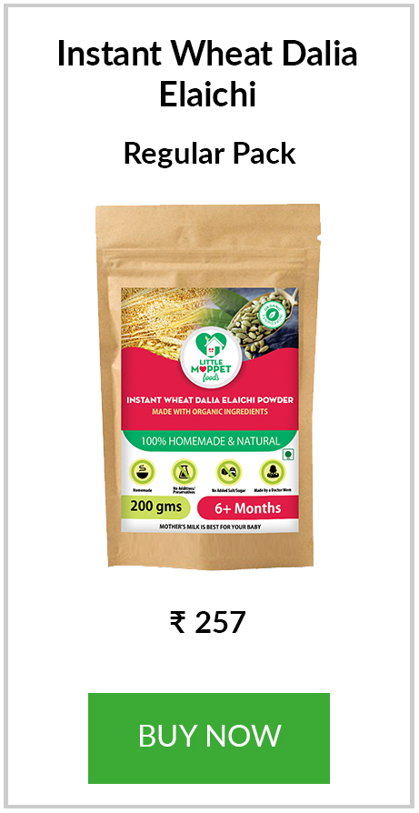 Instant Elaichi Wheat Dalia Porridge Powder