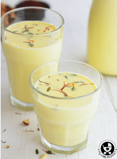 Masala Milk Recipe for Toddlers