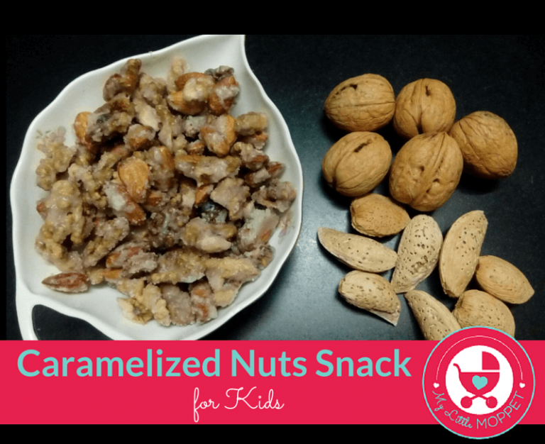Caramelized Nuts Snack for Kids - My Little Moppet