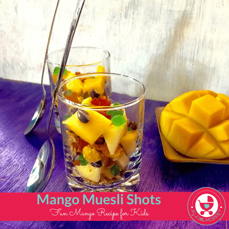 Mango Muesli Shots Recipe - My Little Moppet