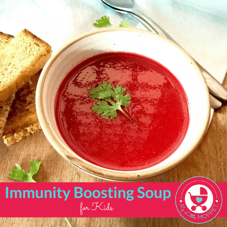 Immunity Boosting Soup for Kids - My Little Moppet