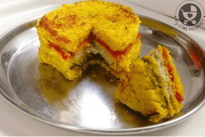 Easy Tricolor Sandwich / Tiranga Sandwich Recipe