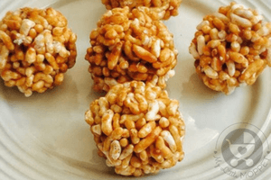 Puffed Rice Balls for Toddlers and Kids
