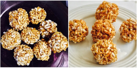 Puffed Rice Balls for Toddlers and Kids