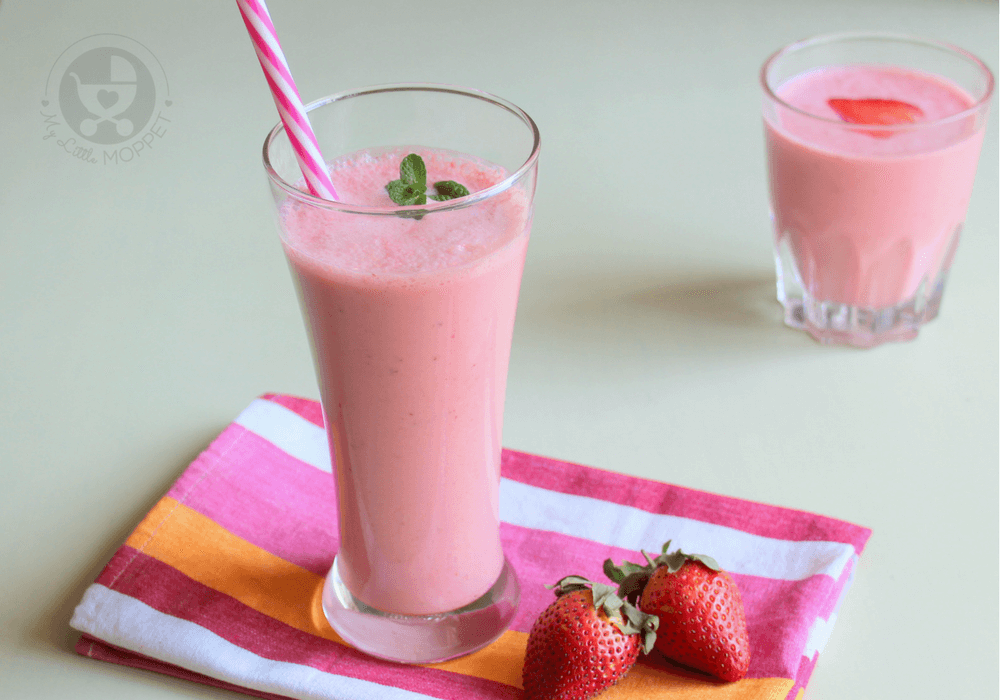 Strawberry Lassi Recipe