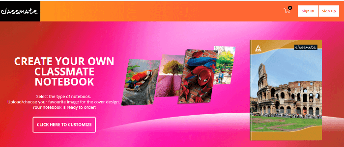 Tread your Own Path with Classmate Customized Notebooks!