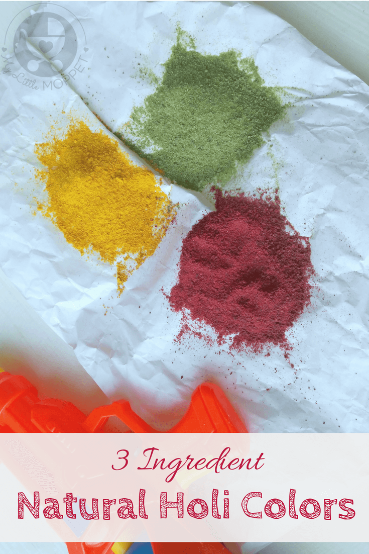 3 Ingredient Natural Holi Colors