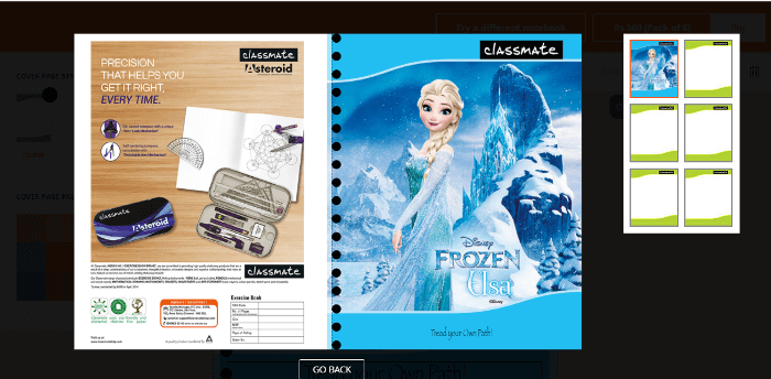 Tread your Own Path with Classmate Customized Notebooks!