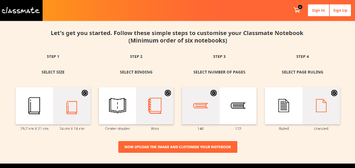 Tread your Own Path with Classmate Customized Notebooks!