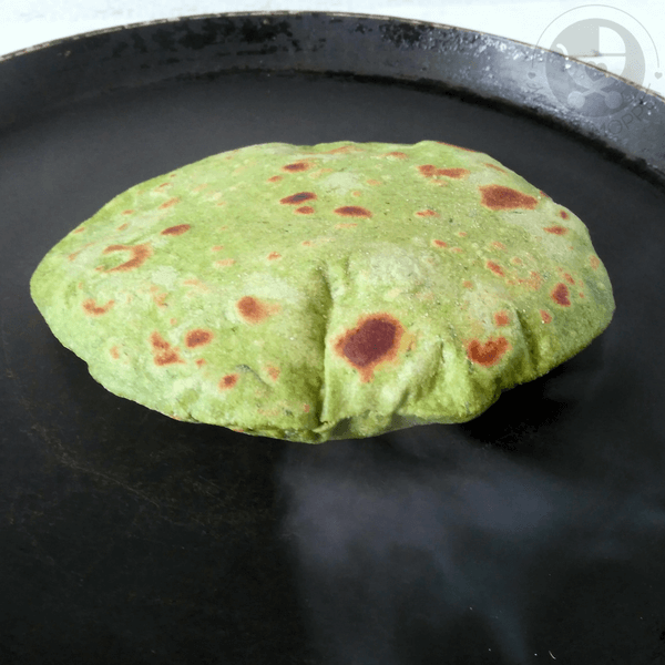 Spinach Phulka Recipe