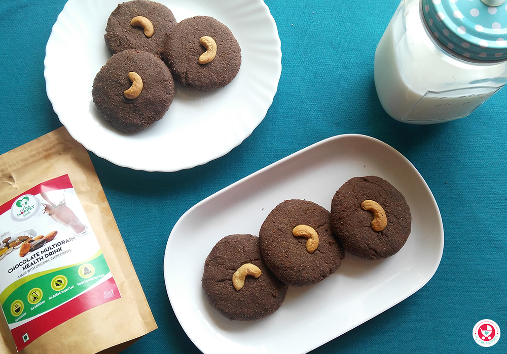 Healthy Chocolate multigrain cookies recipe