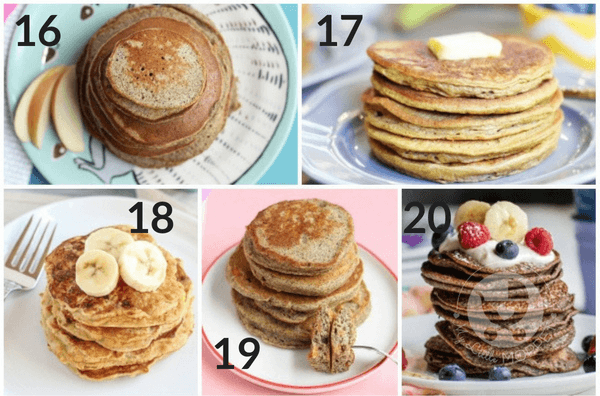50 Healthy Pancake Recipes for Babies and Toddlers