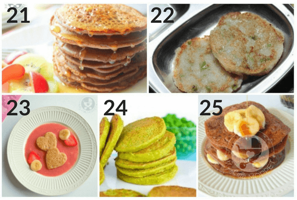 50 Healthy Pancake Recipes for Babies and Toddlers