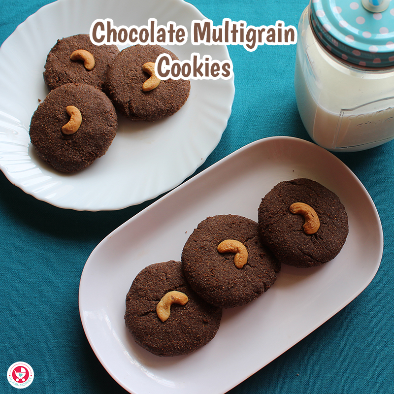 Healthy Chocolate multigrain cookies recipe