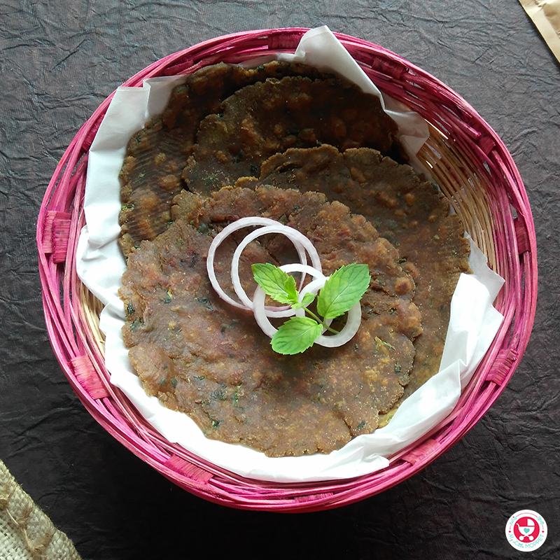 Multi Millet Paneer Paratha - a nutritious paratha recipe