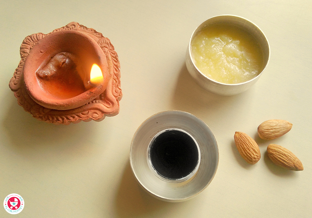 Homemade Kajal Recipe - 100% natural with no added chemicals