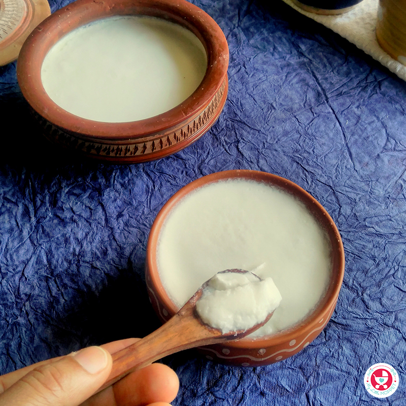 Homemade Curd - Simple procedure of making curd
