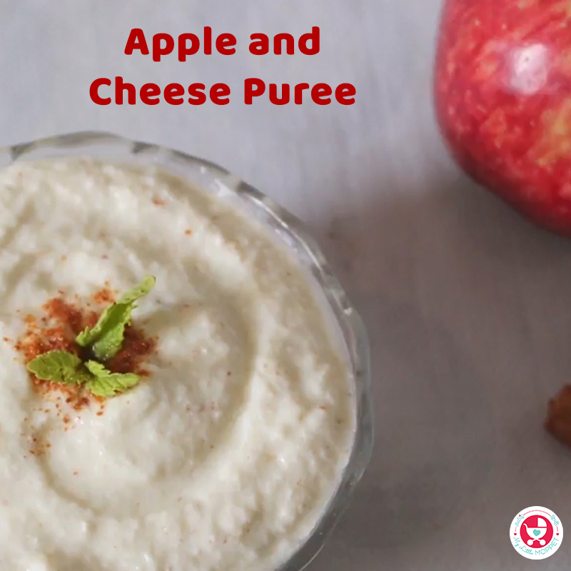 Apple and Cottage Cheese Puree