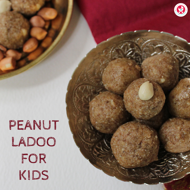 Sugar Free Peanut Ladoo for Kids [No Sugar Groundnut Ladoo Recipe]