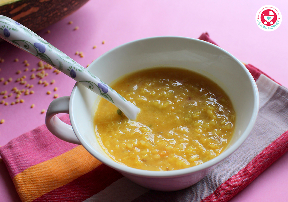 Pumpkin Mung Dal Porridge recipe