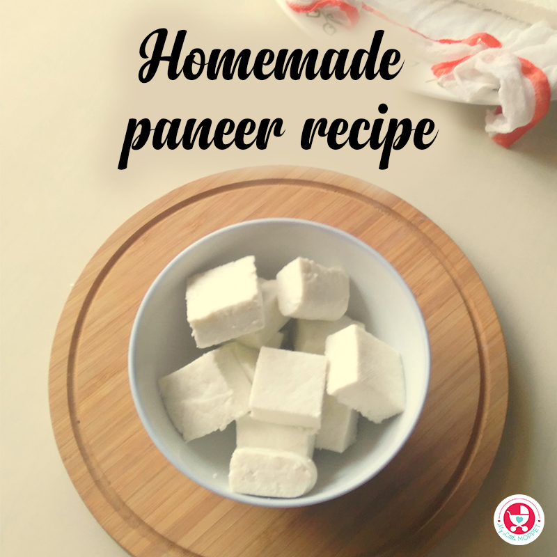 Homemade Paneer Recipe [How to make paneer at Home?]